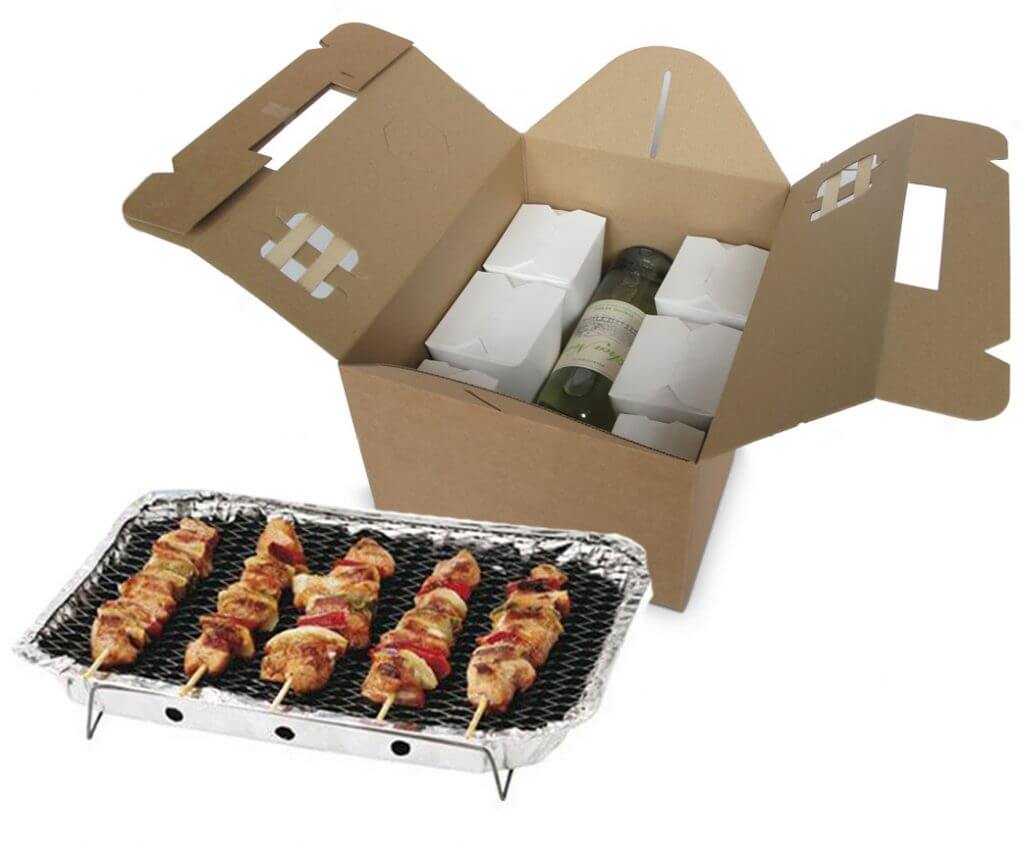 Picknickbox - Picknick box van karton