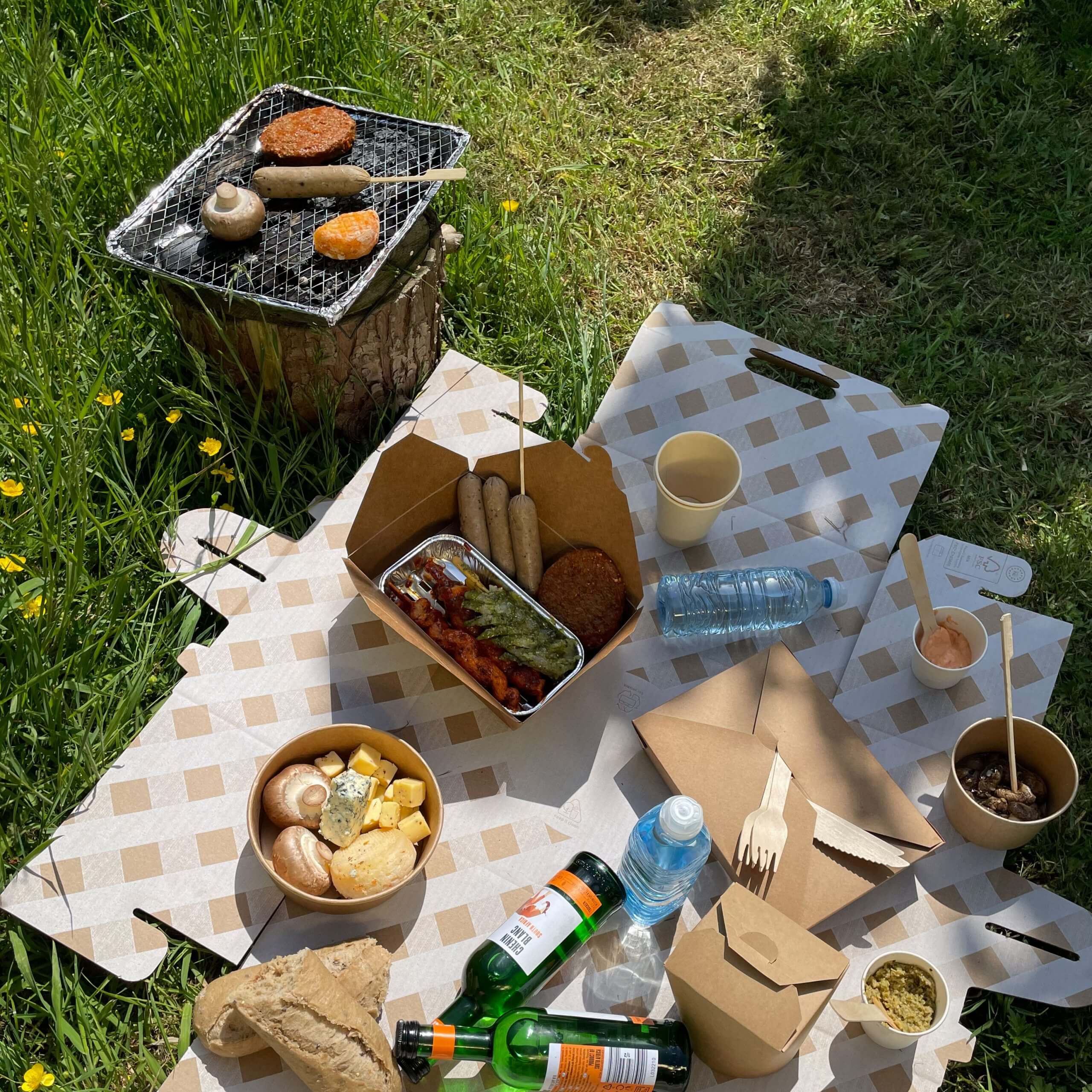 Kartonnen BBQ box - Picknick box van karton